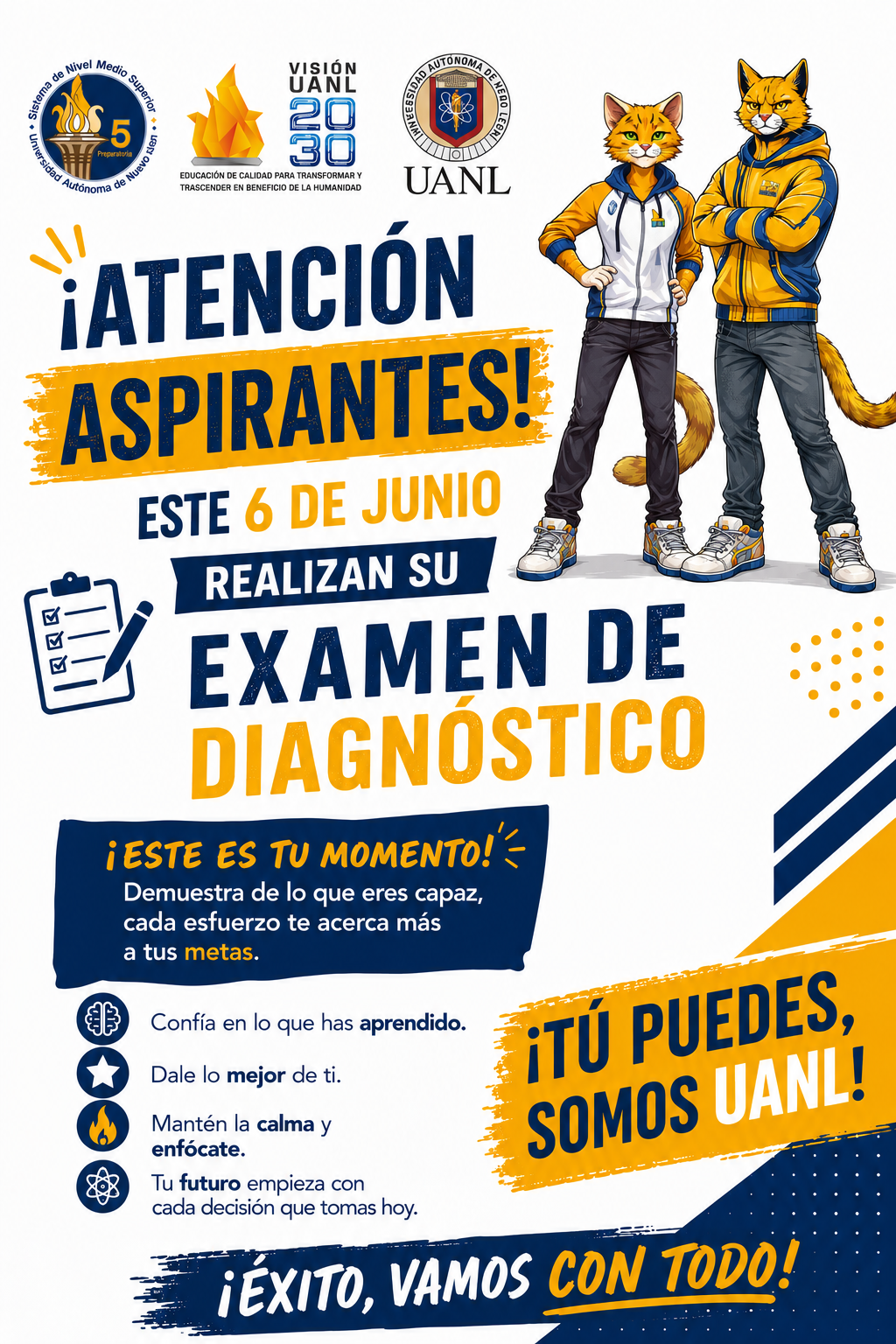 ¡Atención Aspirantes! Faltan 5 días - PAE 2026 - Preparatoria 5 UANL